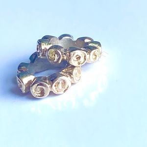 Pandora | Jewelry | Authentic Pandora Pure 4k Gold Roses Spacer | Poshmark